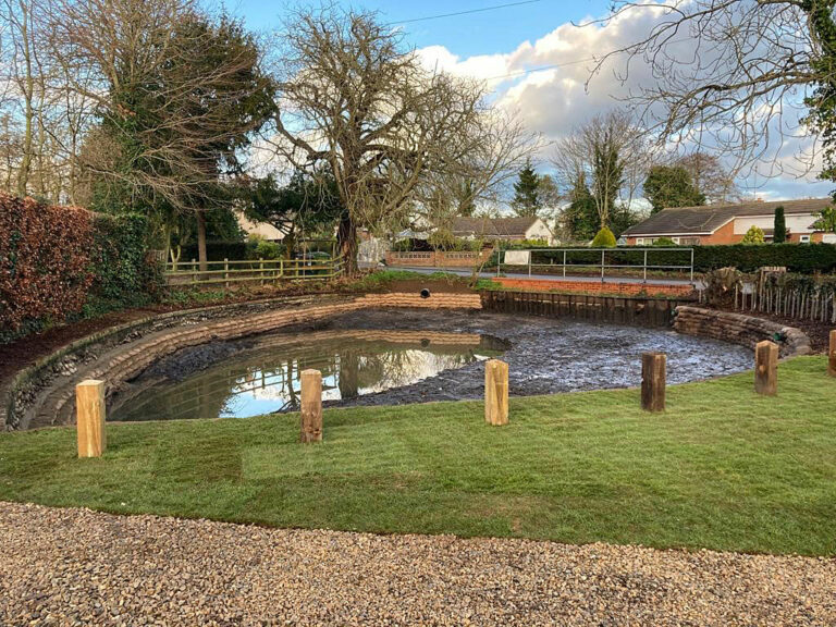 Pond Rejuvenation | Norfolk – Simons Landscaping