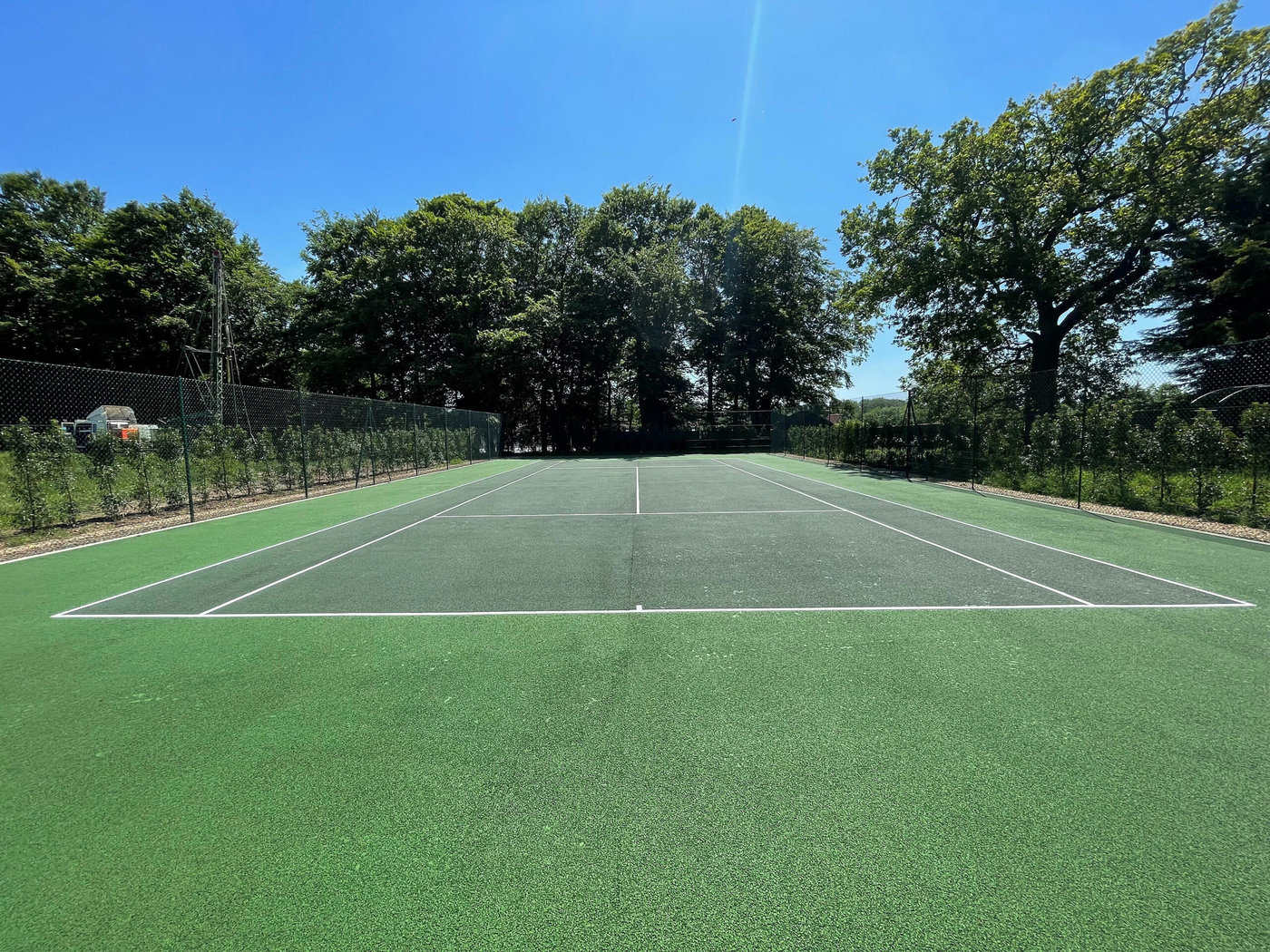 Tennis Court Refurbishment, Surfacing and Construction – Simons Landscaping